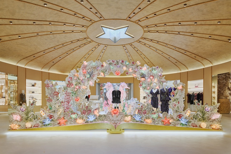 Dior Strikes Gold In Bangkok With A Gilded Concept Store