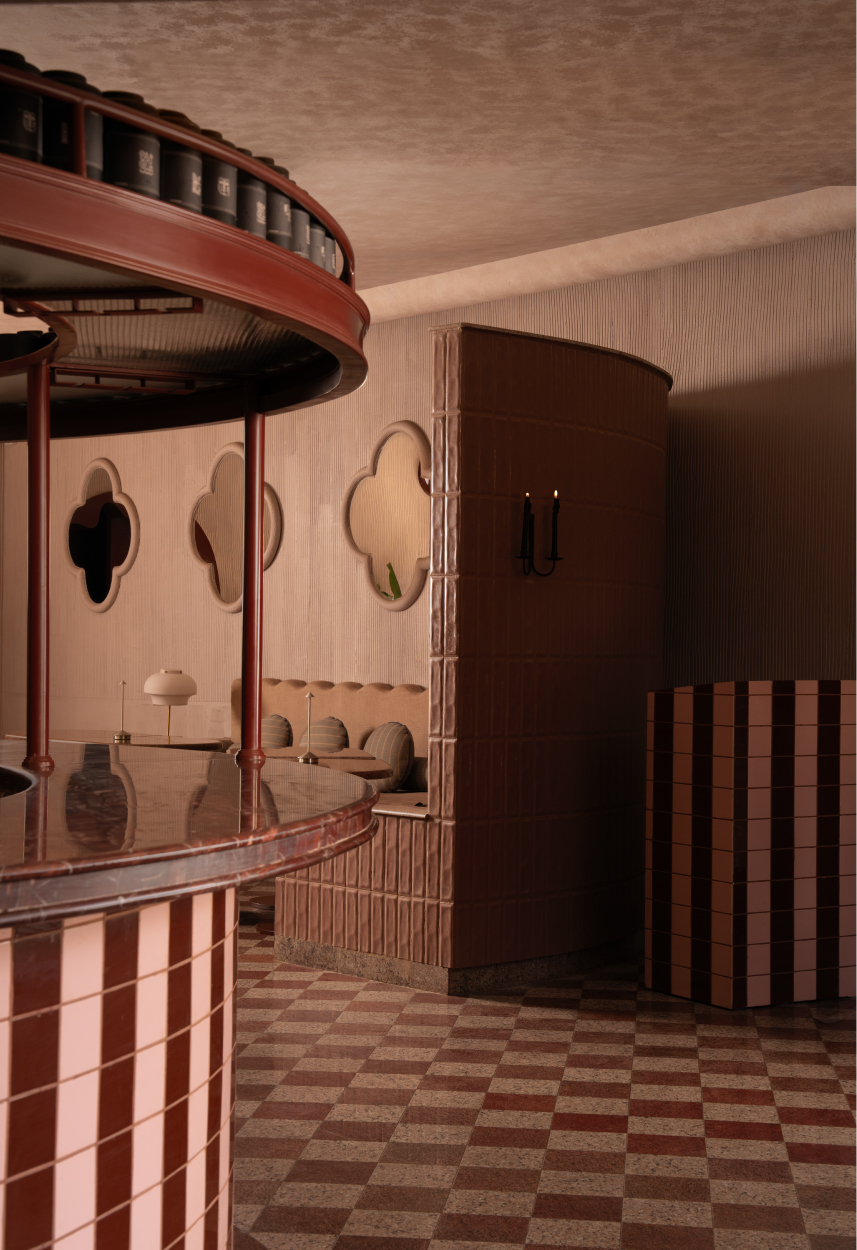 A Rouge-Kissed Brutalist Landmark: Jaipur’s Bold New Restaurant ...